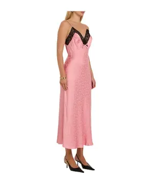 Rixo Floral Satin Camisole Dress