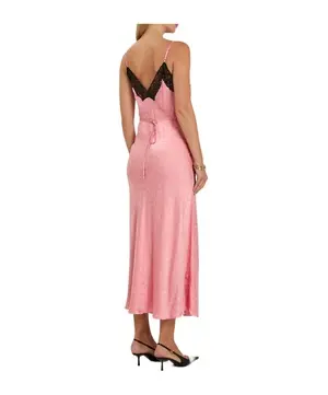Rixo Floral Satin Camisole Dress