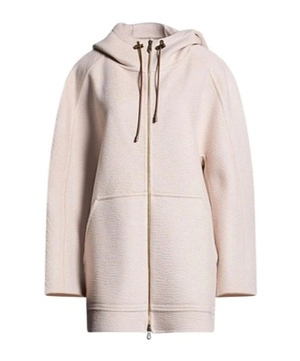 Max Mara Flannel Hooded Jacket - Pink