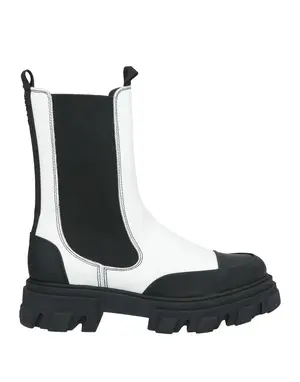 GANNI Leather Chelsea Boots