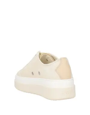 Isabel Marant Étoile Color-block Leather And Canvas Sneakers - White