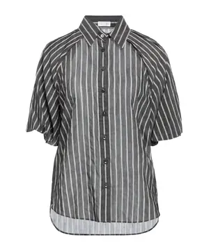 Brunello Cucinelli Striped Metallic Shirt