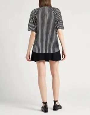Brunello Cucinelli Striped Metallic Shirt