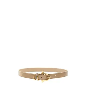 Chloé Two-tone Buckle Belt - Nude