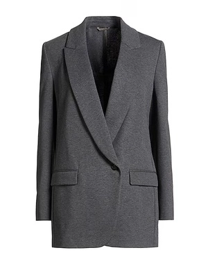 Brunello Cucinelli Double-breasted Jersey Blazer - Black