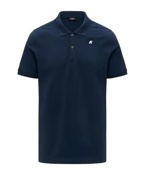 K-WAY Logo Short-sleeve Polo Shirt - Black