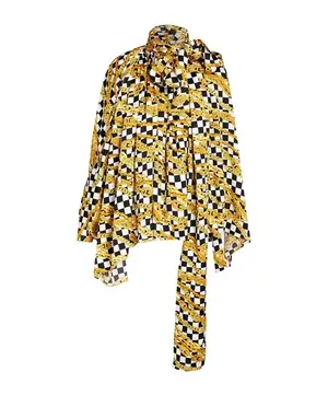 Balenciaga Printed Satin Blouse