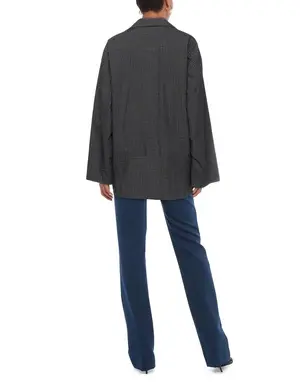 Balenciaga Plaid Long-sleeve Shirt