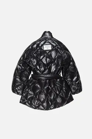 Acne Studios Quilted Belted Padded Coat