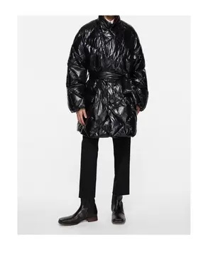 Acne Studios Quilted Belted Padded Coat