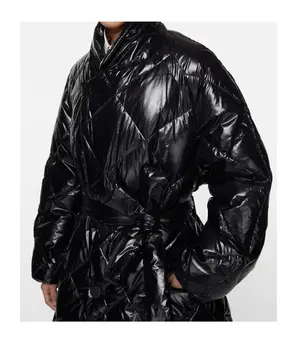 Acne Studios Quilted Belted Padded Coat