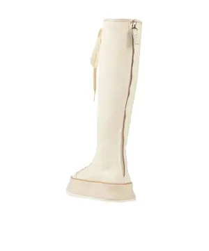 Max Mara Platform Canvas Boots