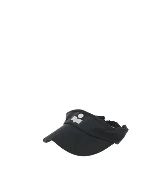 Isabel Marant Étoile Denim Visor With Embroidered Logo