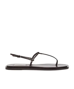 TOTÊME T-strap Leather Sandals