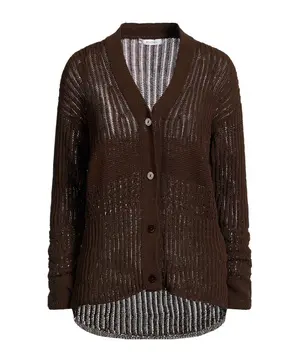 Max Mara Brown Knit Cardigan - Black