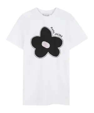 Marc Jacobs Short Sleeve Graphic Dress