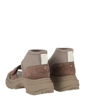 MAISON MARGIELA Dual Color Leather Hook-loop Sandals