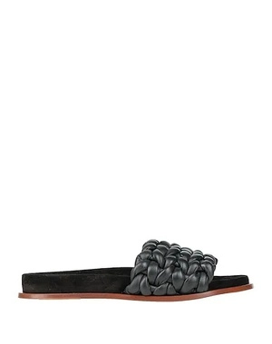 Chloé Solid Color Leather Upper - Black