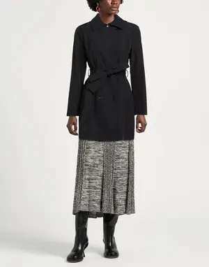 MAXCO. Long Sleeve Double-breasted Trench Coat