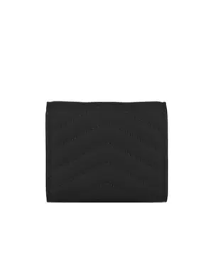 Saint Laurent Cassandre Matelassé Multi-fold Wallet In Lambskin