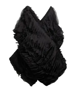 Rick Owens Solid-color Cape Dress