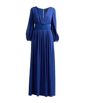 Max Mara Solid Color Flared Skirt - Blue
