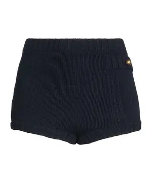 Chloé Solid Color Knitted Hot Pants - Black