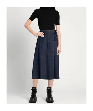 MAXCO. Max&co. Denim Wrap Skirt
