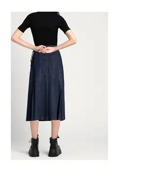 MAXCO. Max&co. Denim Wrap Skirt