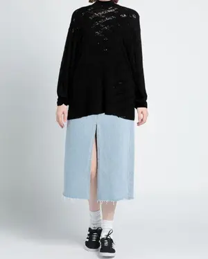 Balenciaga High Neck Long Sleeve Top