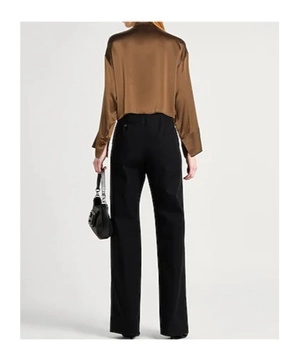 MAXCO. Max&co. Satin Mandarin Collar Shirt