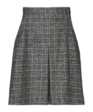 Dolce & Gabbana Pleated Flannel Skirt