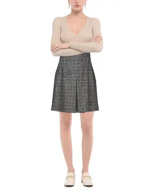 Dolce & Gabbana Pleated Flannel Skirt