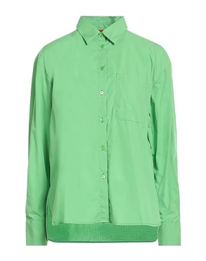MAXCO. Solid Color Long-sleeve Shirt - Green