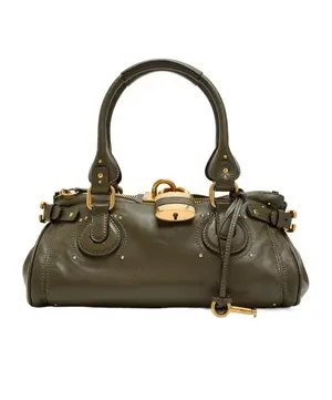 Chloé Lychee Grain Shoulder Bag - Green