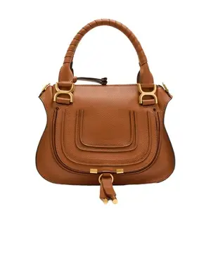 Chloé Grain Leather Shoulder Bag - Brown