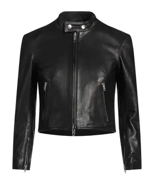 Balenciaga Leather Biker Jacket