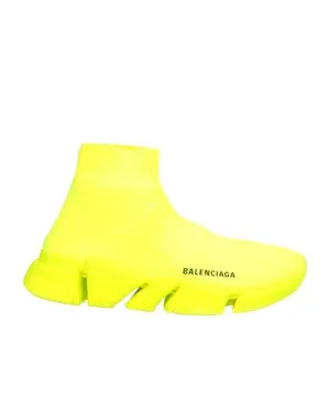 Balenciaga Knitted Sock Shoes - Yellow