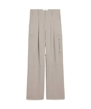 AMI Paris Wide-leg Pants - Nude