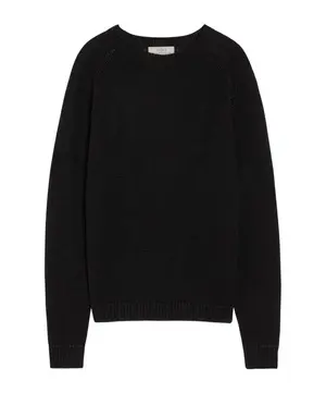 Studio Nicholson Crew Neck Wide-sleeve Knit Sweater - Black