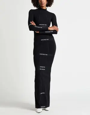 Balenciaga Solid Color Long Sleeve T-shirt Dress