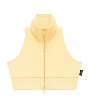 COURREGES Interlock Tracksuit Cropped Vest - Nude