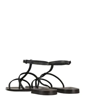Brunello Cucinelli Embellished Leather Sandals