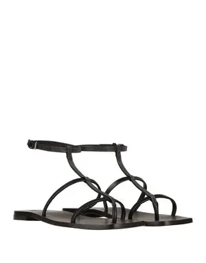 Brunello Cucinelli Embellished Leather Sandals