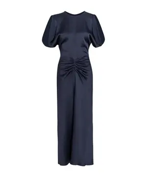 Victoria Beckham Satin Dress - Black
