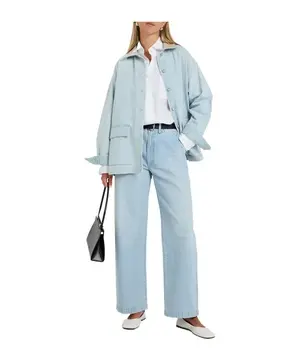 AGOLDE Solid-colour Cotton-poplin Shirt