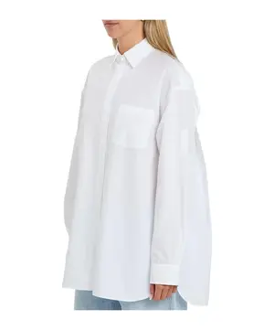 AGOLDE Solid-colour Cotton-poplin Shirt
