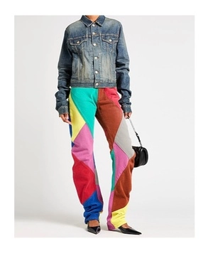 Balenciaga Logo Denim Jacket