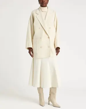 Max Mara Solid Color Wool Coat