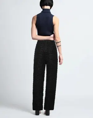 Balenciaga Metallic Tweed Straight Leg Trousers